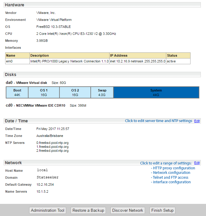 Version 5.2 – 5.4 Installation Guide – Statseeker Documentation
